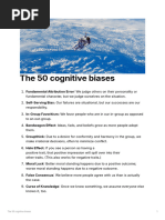 The Cognitive Bias Codex | PDF | Epistemology | Neuropsychological ...