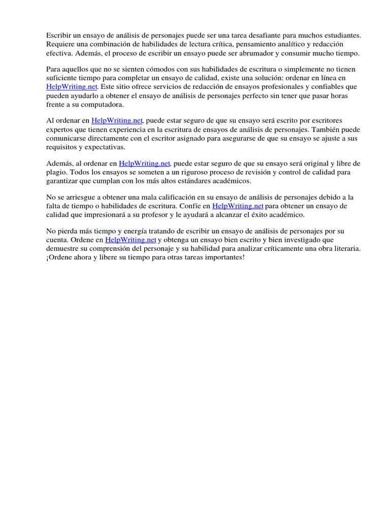 Ensayo de Análisis de Personajes Online | PDF | Scribd | Digital Technology