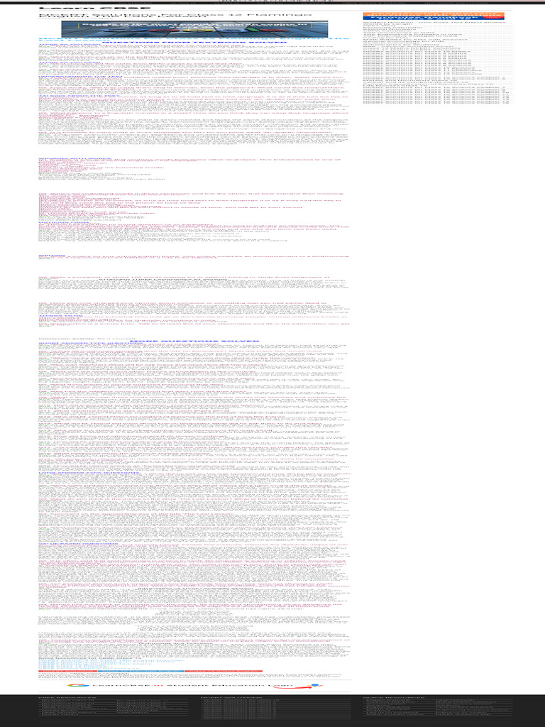 NCERT Solutions For Class 12 Flamingo English The Last Lesson | PDF | Urdu