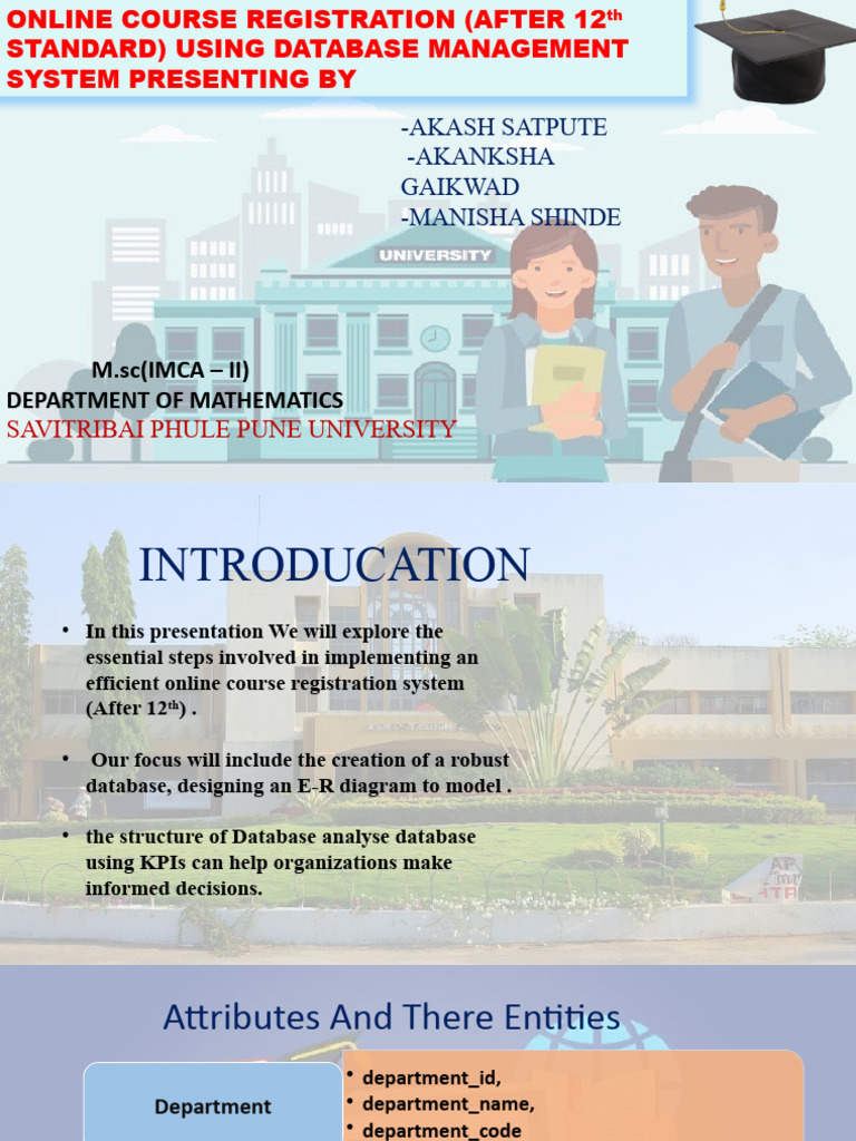 Online Course Registration | PDF | Databases | Performance Indicator