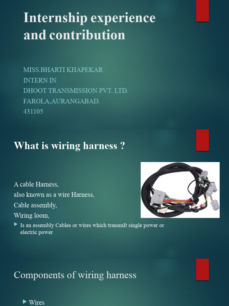 Internship Experience and Contribution | PDF