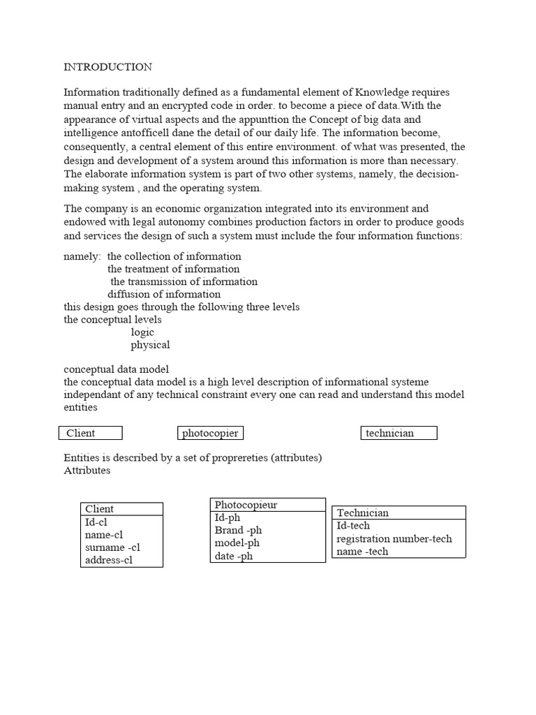 Tp1 | PDF | Information | System