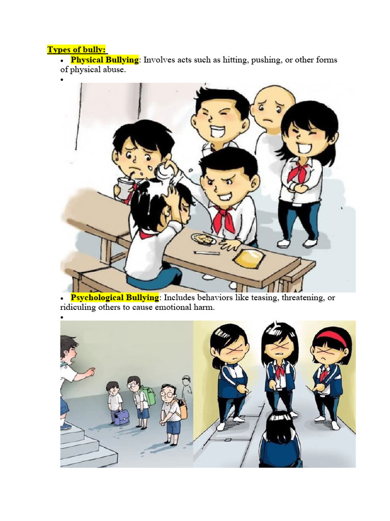 Types-of-bully | PDF | Violence | Psychological Trauma