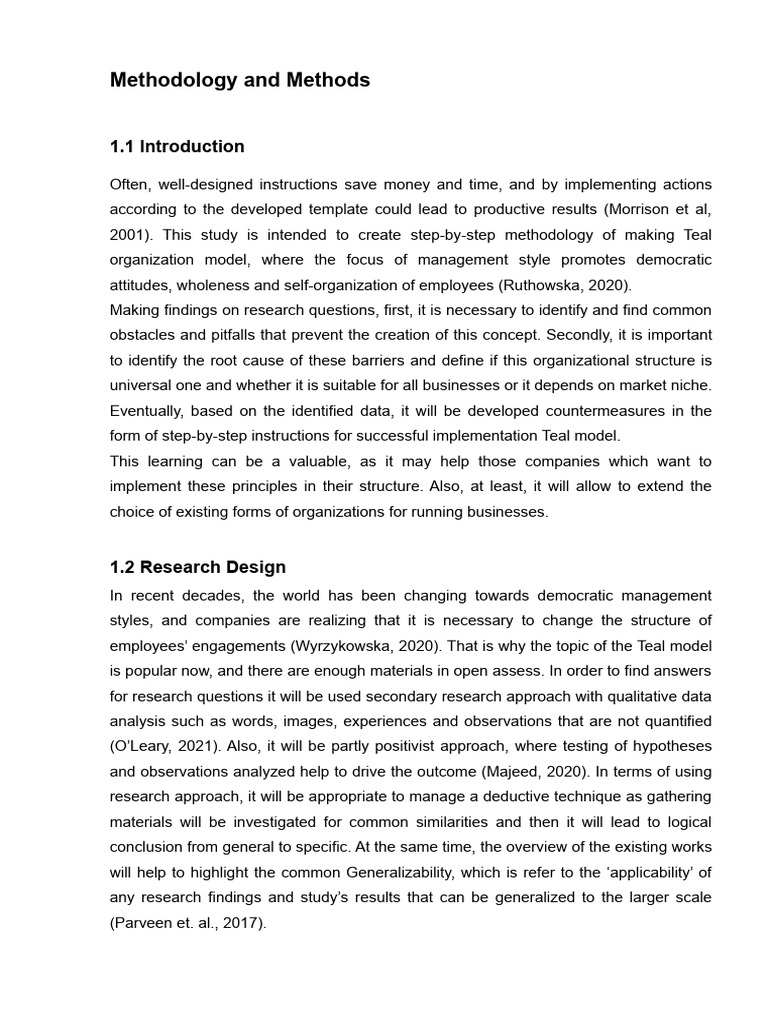 Research Methods | PDF | Methodology | Case Study