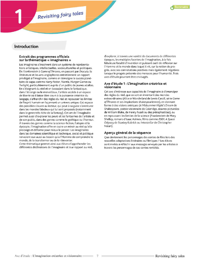 Sequence Llce Revisiting Fairy Tales | PDF