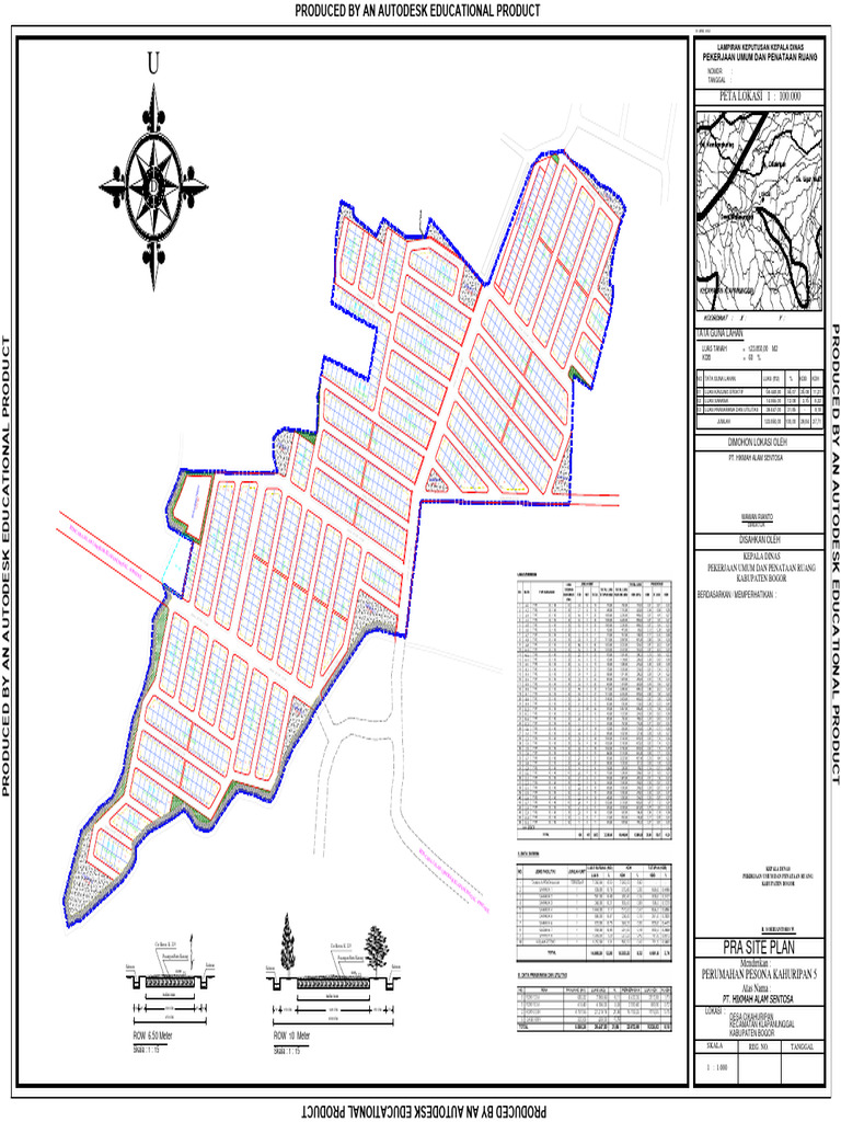 03 April 2022 Pra Site Plan Pesona Kahuripan 5 WRN | PDF