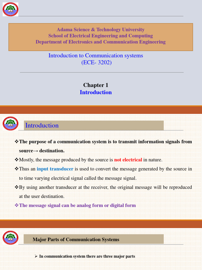 Chapter-1 Introdutction (2) | PDF | Radio | Telecommunications