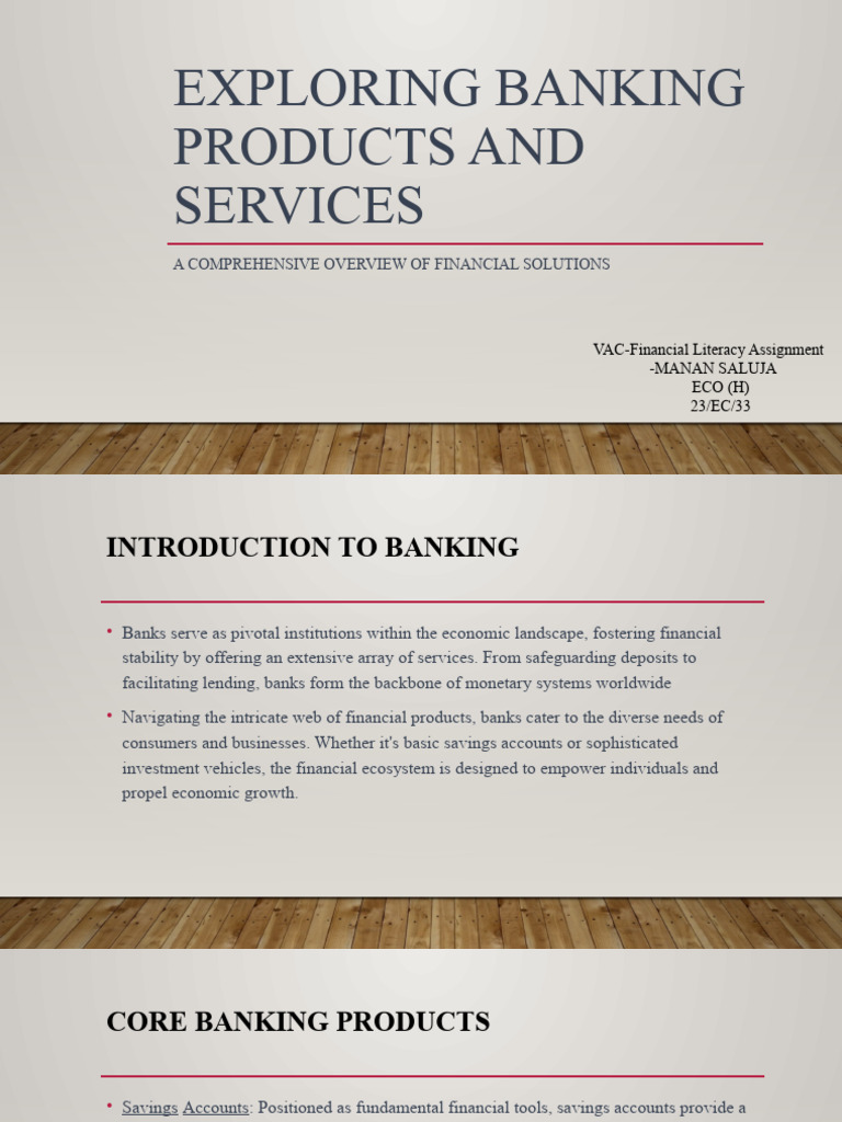 Presentation Financial Literacy | PDF | Banks | Loans