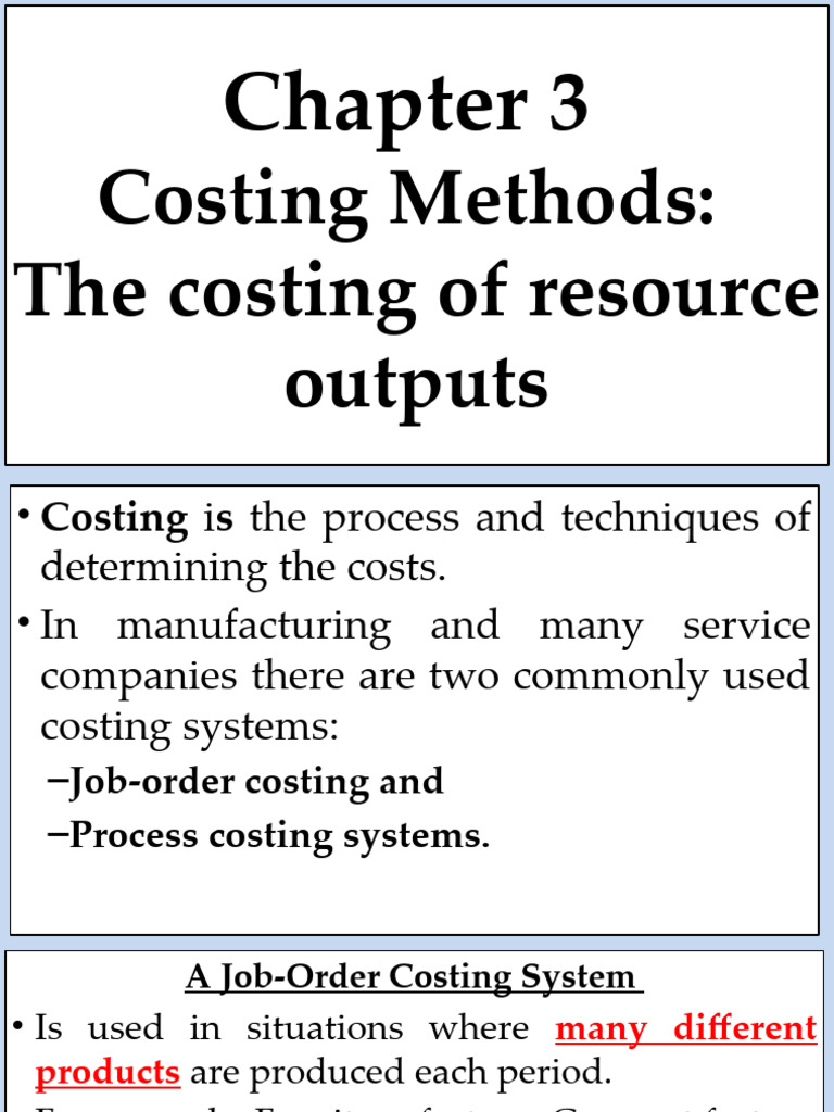 Understanding Process Costing Systems | PDF | Inventory | Cost Of Goods ...