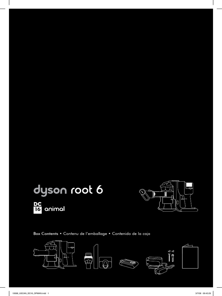 Dyson dc16 Animal Owner S Manual | PDF | Battery Charger