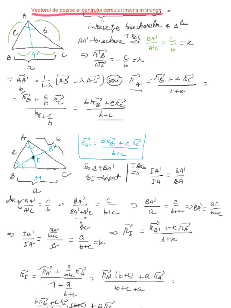 Vectorul de Pozitie | PDF