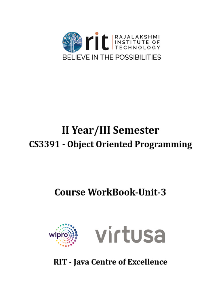 Unit3 OOPS | PDF | Constructor (Object Oriented Programming) | Programming Unit3 OOPS | PDF | Constructor (Object Oriented Programming) | Programming