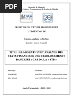 Rapport de Stage STB | PDF | Banques | Tunisie