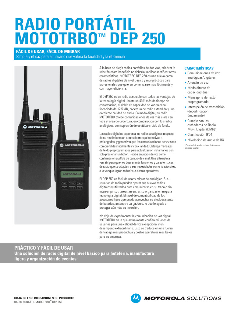 FT Dep250 | Descargar gratis PDF | Radiodifusión | Radio