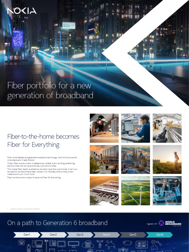 Nokia Fiber Portfolio For A New Generation of Broadband Brochure EN ...