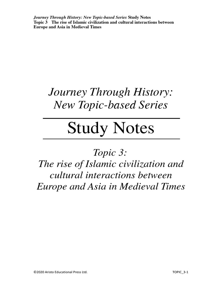 Chapter3 The Rise of Islamic Civilization PDF | PDF | Muhammad | Silk Road