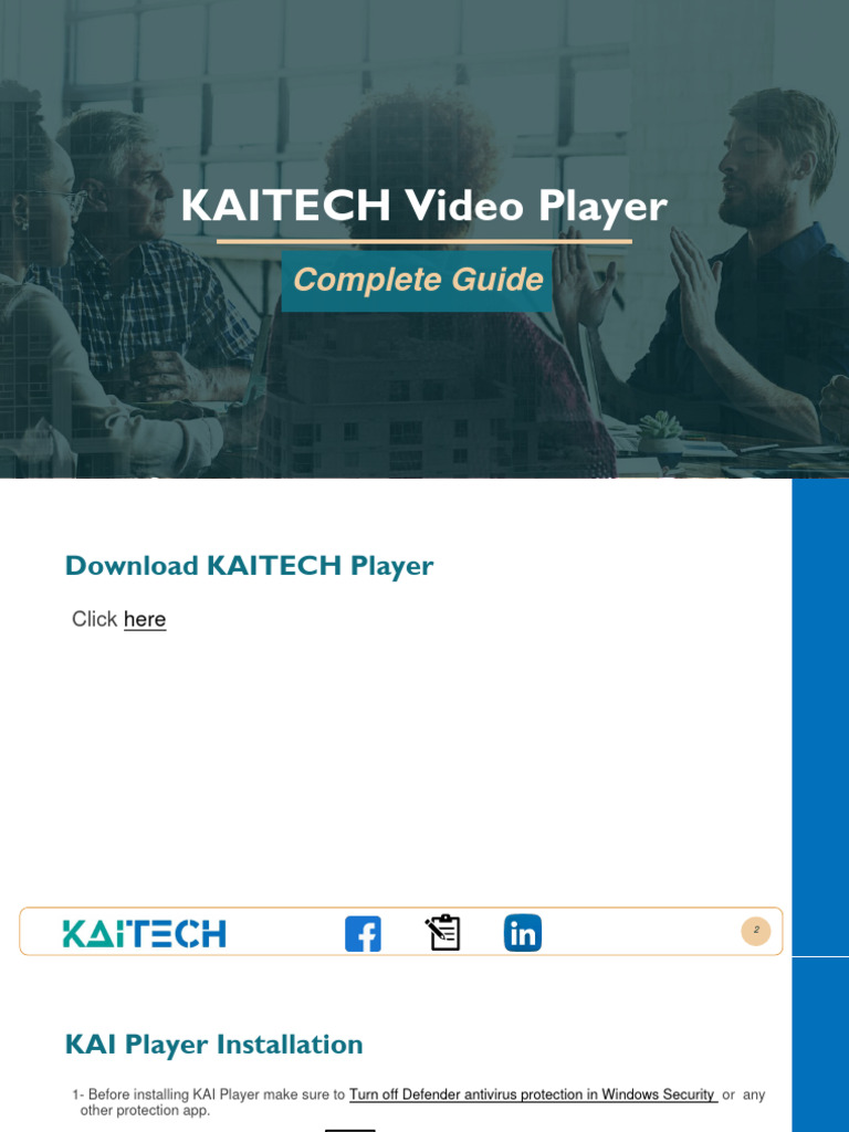 KAI Player Guide | PDF | Microsoft Windows | Internet