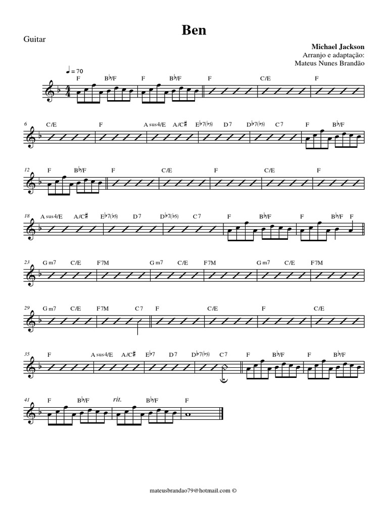 Finale 2009 - (Ben - Guitar) | PDF