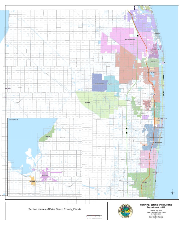 PBC County Map by Municiplaity | PDF | Nature