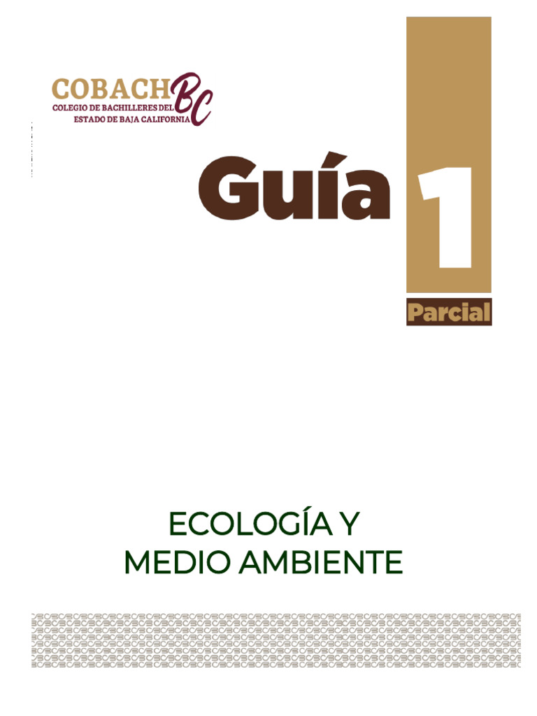 Guía de Estudio Primer Parcial - Ecología y Medio Ambiente | PDF ...