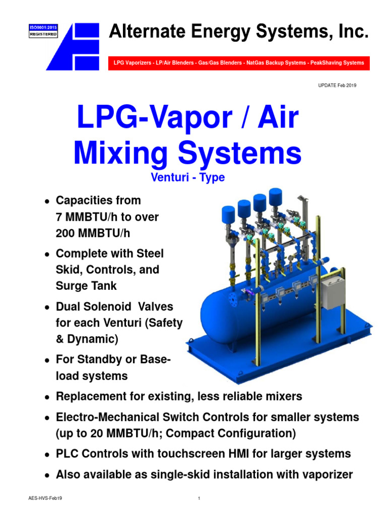 HVS Air Mixing Systems | PDF | Liquefied Petroleum Gas | Carburetor