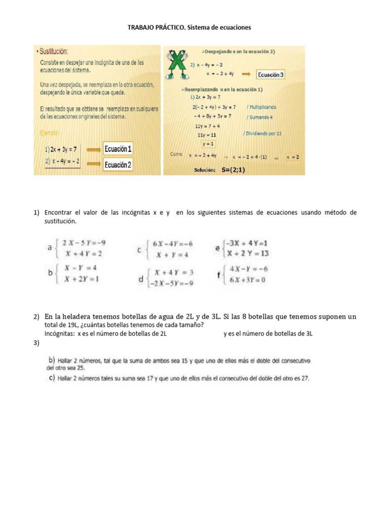 TP 4°A Ecuaciones | PDF