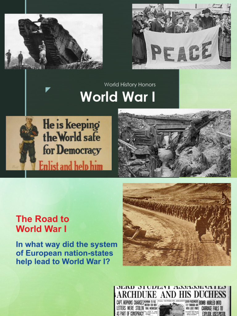 World War I - Notes | Download Free PDF | World War I | Vladimir Lenin