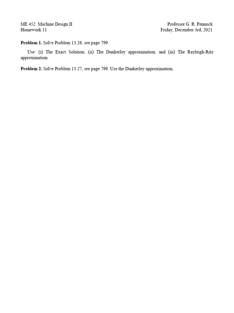 Homework 11 Bsol | PDF | Weight | Equations