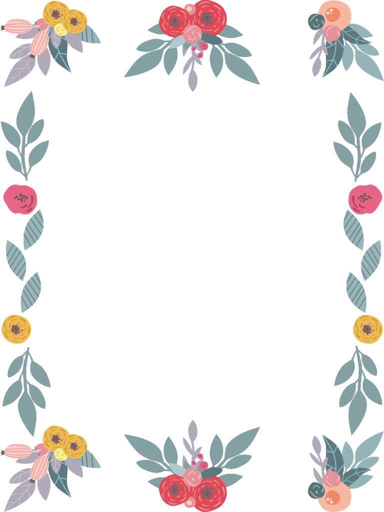 Borde Floreado | PDF