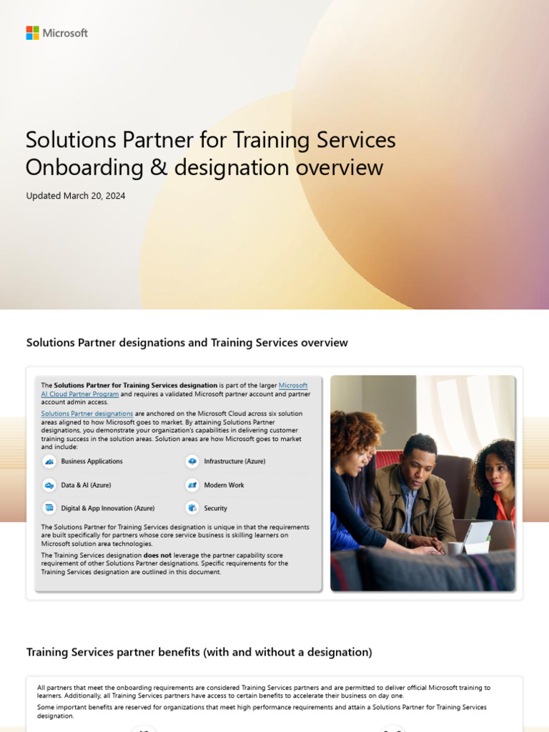 Microsoft Training Services Partner Guide | PDF | Microsoft Azure ...