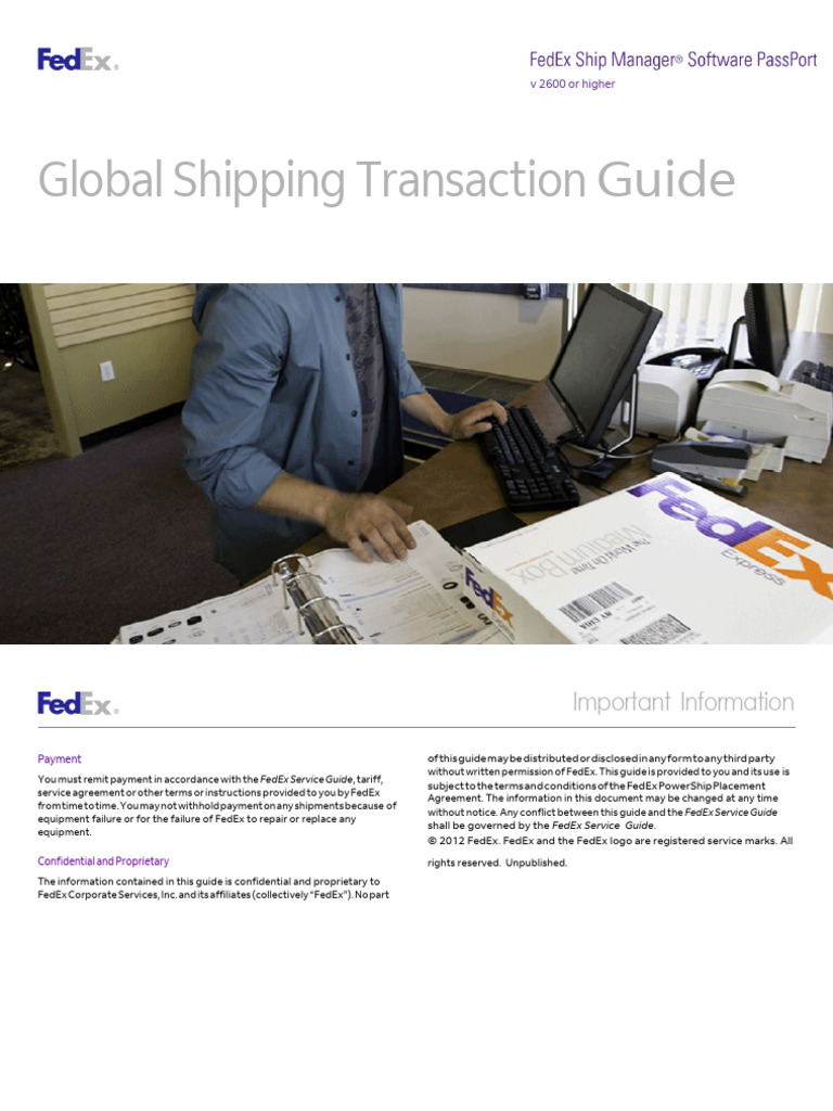 FSM Global Shipping Transaction Guide | PDF | Territories Of The United ...