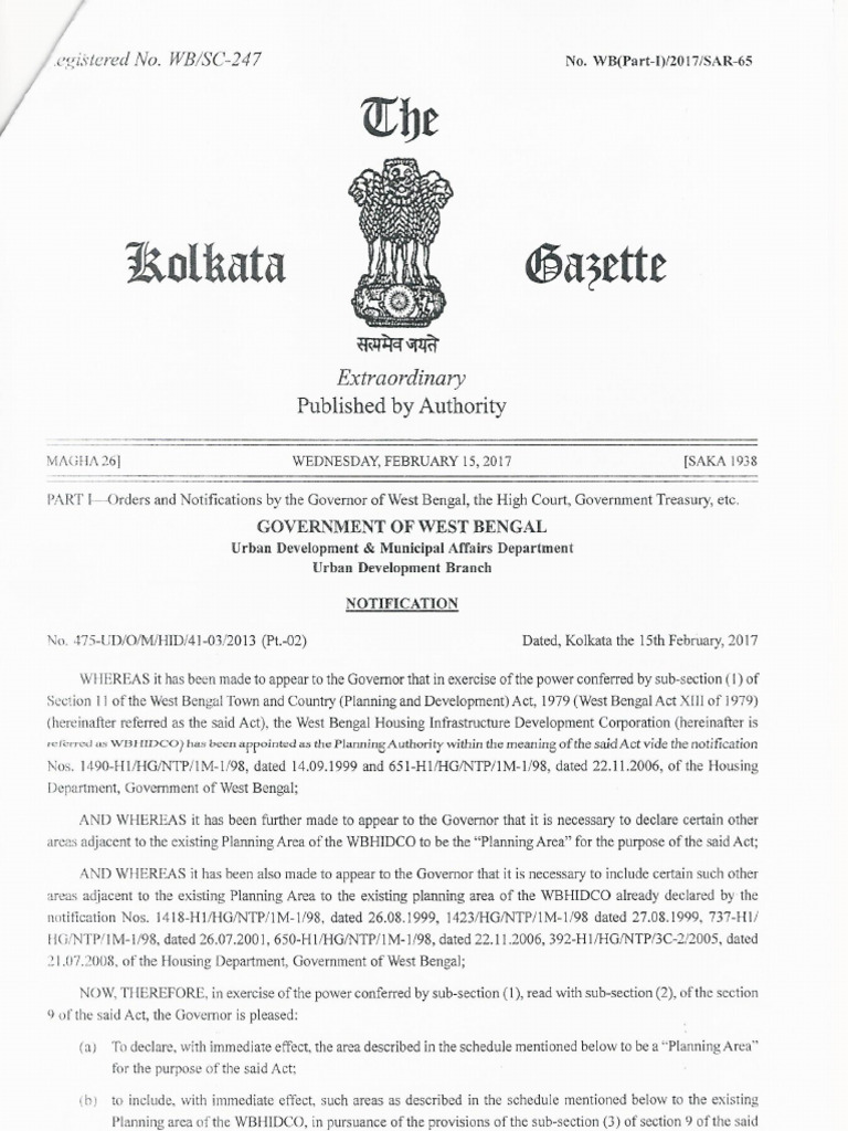 Extension of Planning Area | PDF