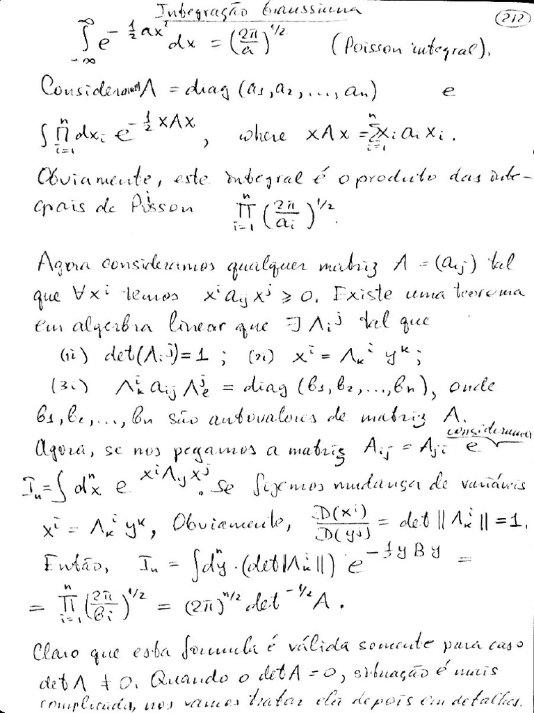 Gaussian integral | PDF