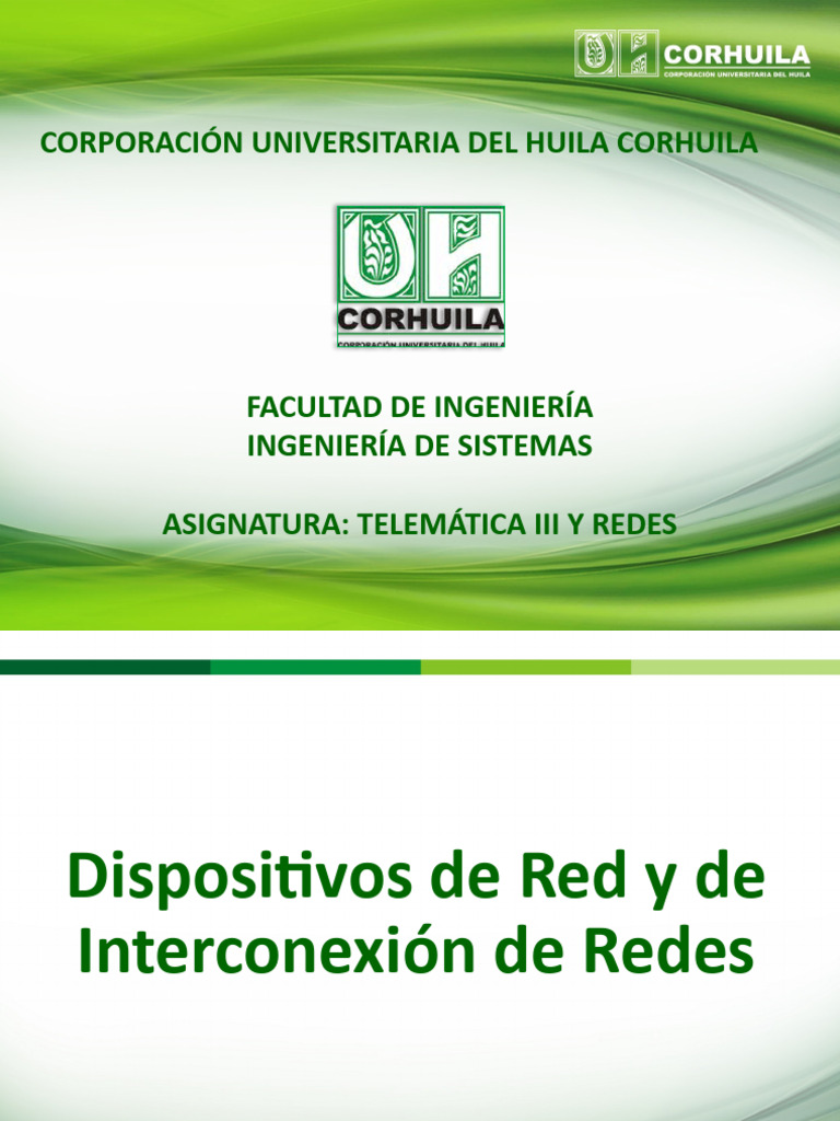 Dispositivos de Red y de Interconexión de Redes | PDF | Enrutador (Computación) | Interfaz de ...