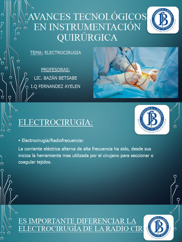 Electrocirugia 1 | PDF | Frecuencia de radio | Cirugía