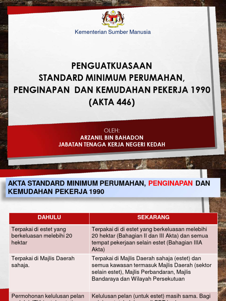 Taklimat Penguatkuasaan Akta 446 JTK Kedah 15062021 | PDF