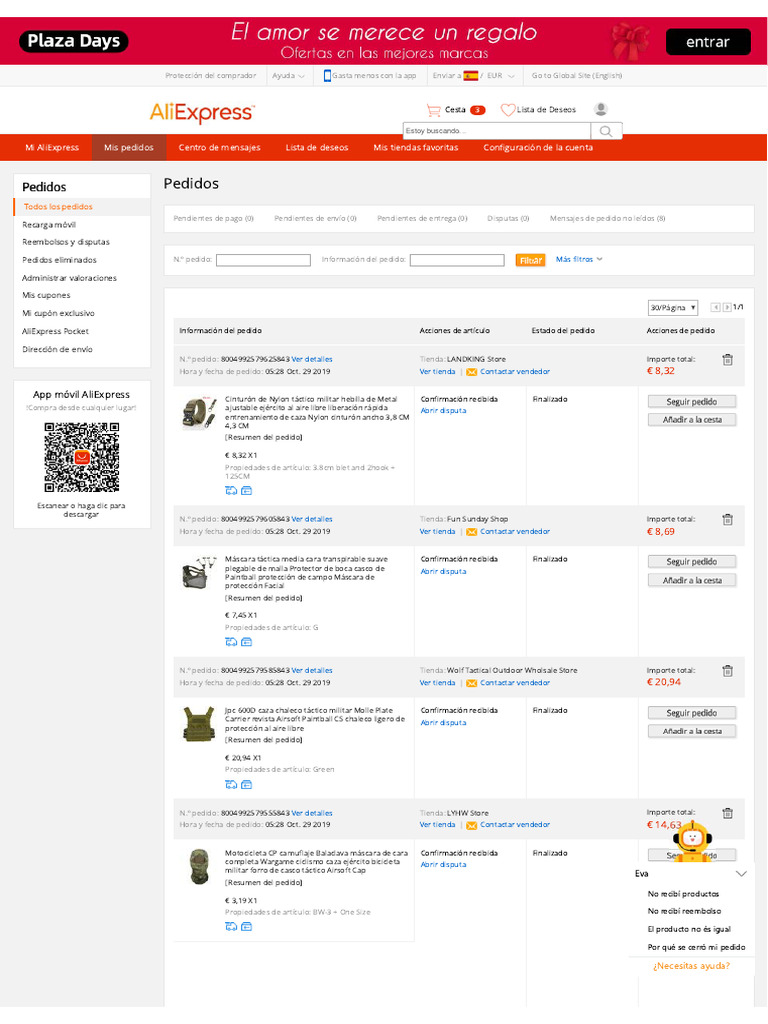 Equipacion Aliexpress | PDF