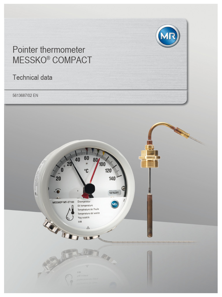 MESSKO® COMPACT Technical Data 5613687 02 en | PDF | Thermometer ...
