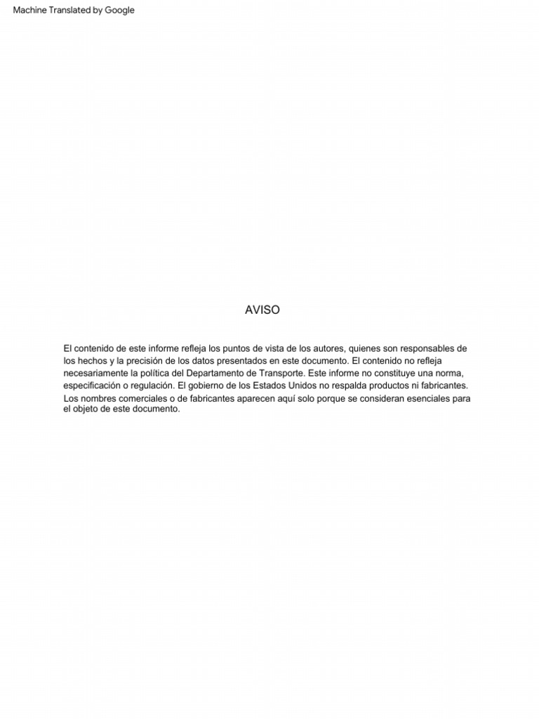 Fhwa Nhi 10 024 ES | PDF