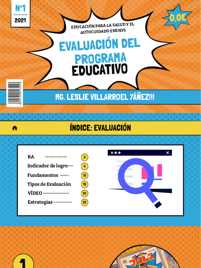 Clase.Evaluaci_n_del_Programa_educativo | PDF | Evaluación | Conceptos psicologicos