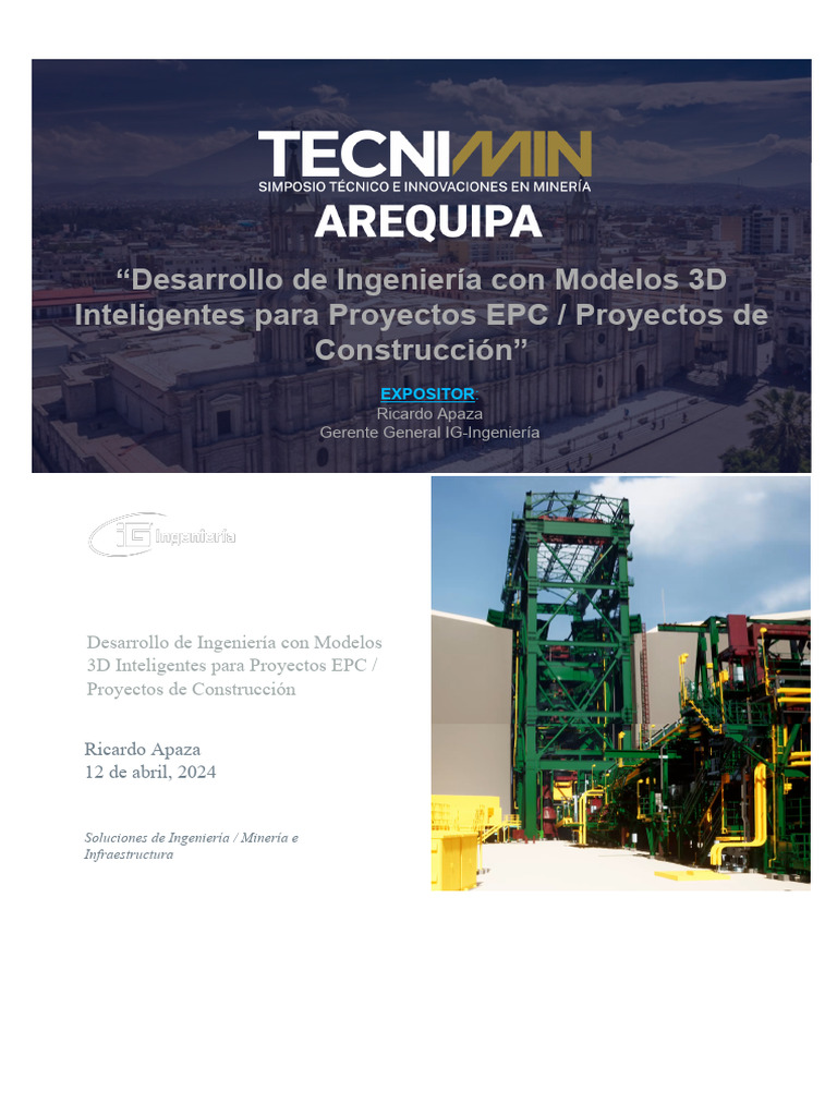 Modelos 3D Inteligentes en Proyectos EPC | PDF | Ingeniería | Informática