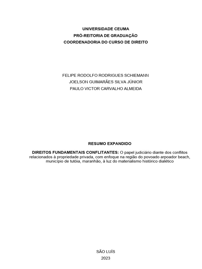 Capa Resumo Expandido | PDF