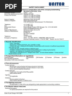 Univex 3-3 Safety Data Sheet | PDF | Occupational Safety And Health