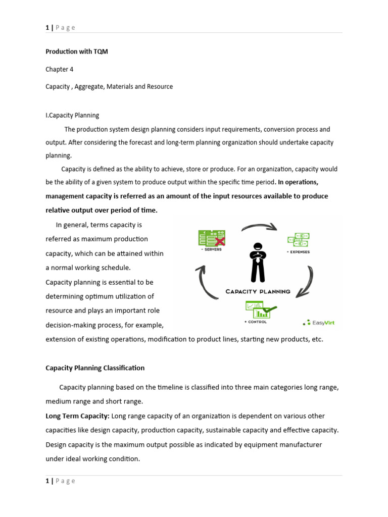 Production With TQM Chapter 4 | PDF | Inventory | Resource