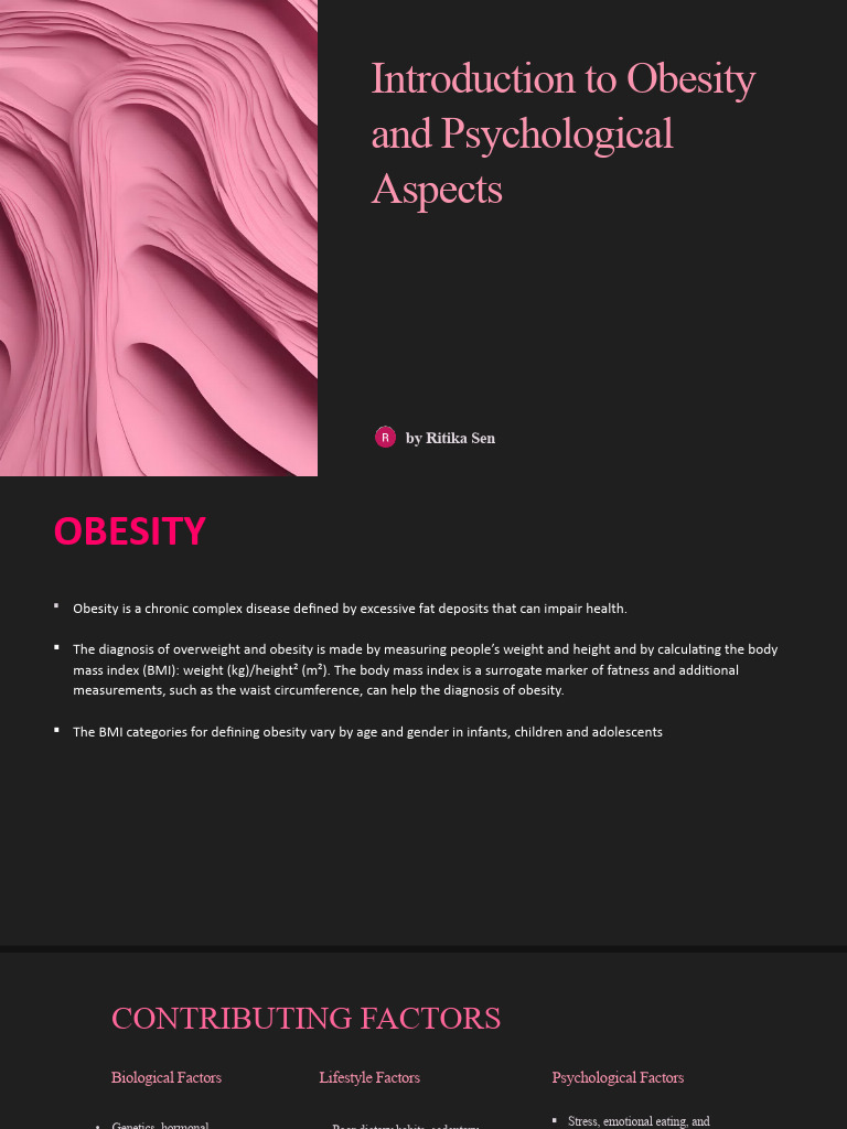 OBESITY by Ritika Sen | PDF | Obesity | Body Mass Index