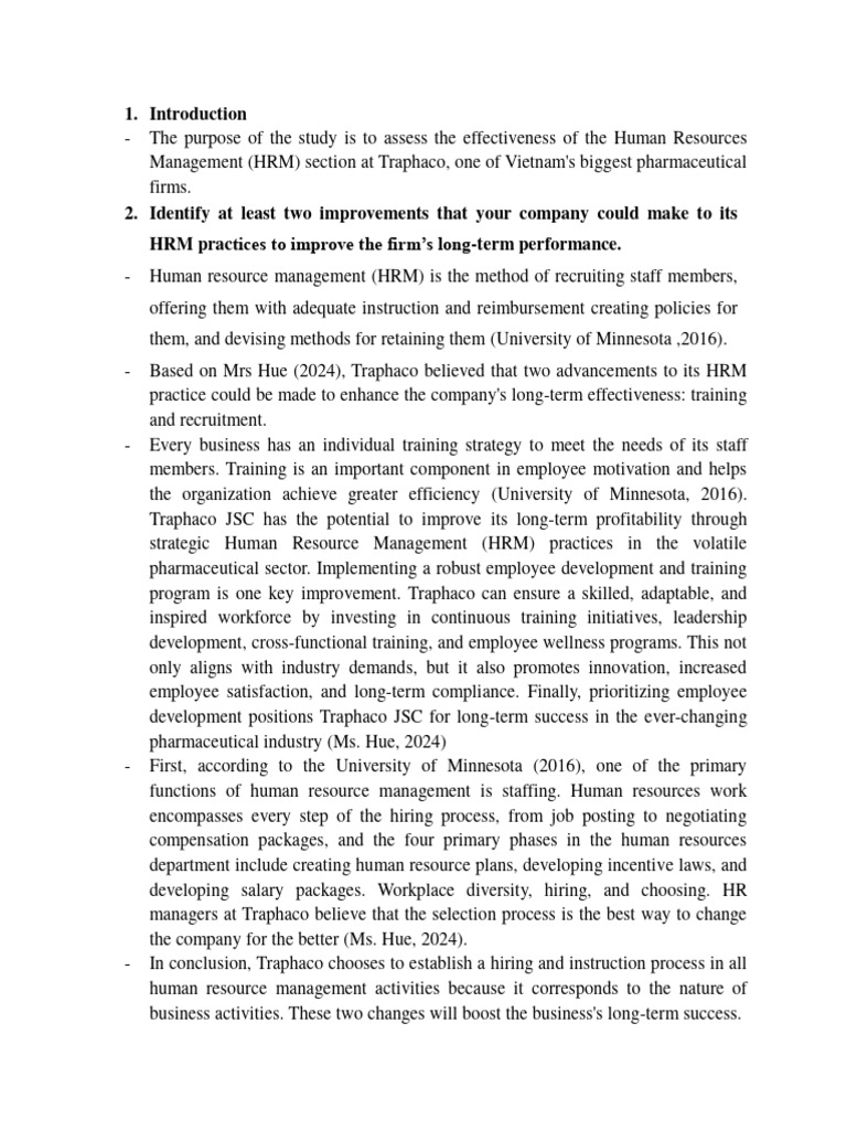 HRM Final | PDF | Human Resource Management | Employee Retention