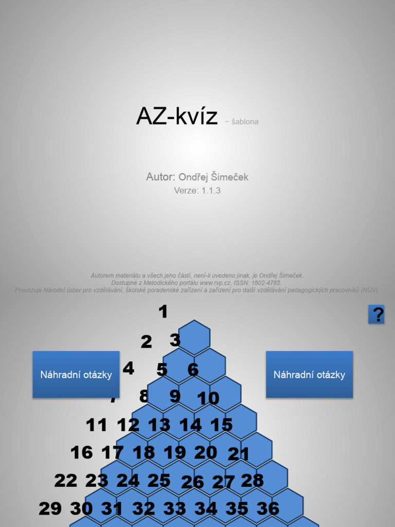 AZ-kvíz - Šablona | PDF