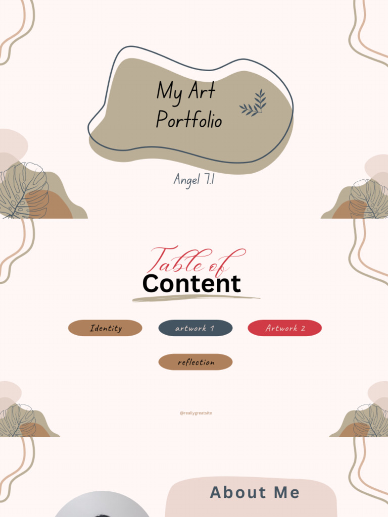 My Art Portfolio | PDF