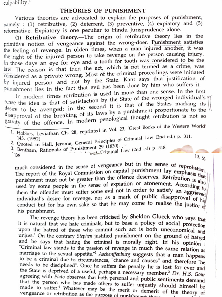 Theories of Punishment | PDF | Punishments | Crimes