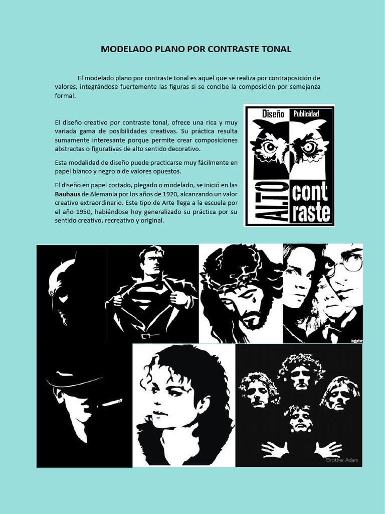 MODELADO PLANO POR CONTRASTE TONAL | PDF
